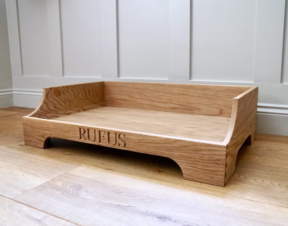 Personalised Wooden Dog Bed | MakeMeSomethingSpecial