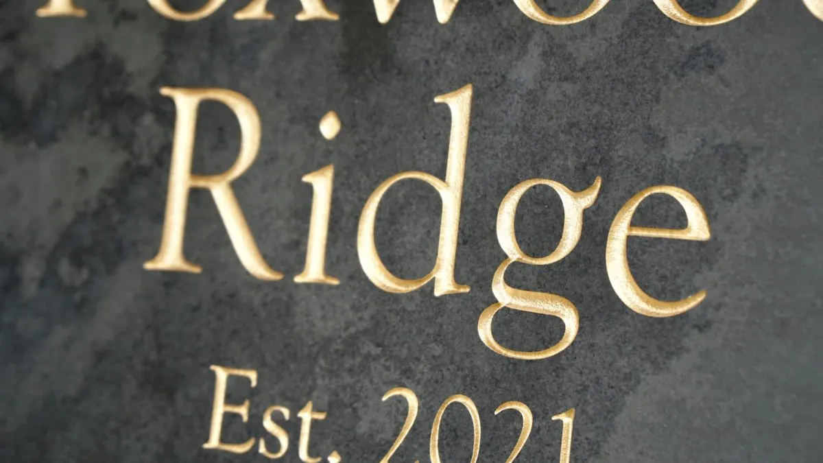 Engraved Slate House Wall Signs | MakeMeSomethingSpecial