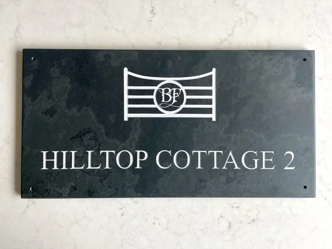 Engraved Slate House Wall Signs | MakeMeSomethingSpecial