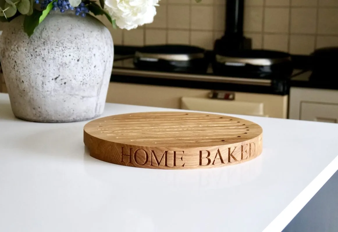 Personalised Wooden Round Bread Boards | MakeMeSomethingSpecial