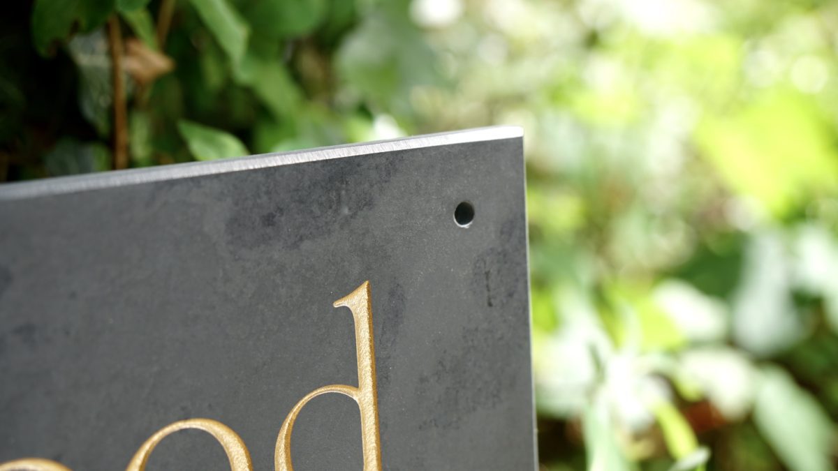 Engraved Slate House Wall Signs | MakeMeSomethingSpecial