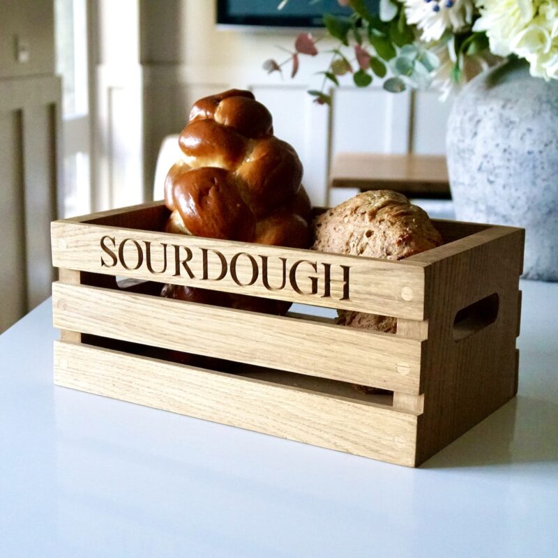 Personalised Wooden Bread Box | MakeMeSomethingSpecial.com