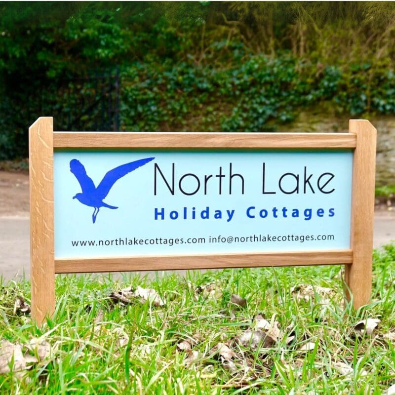 Printed Vinyl Signs on Posts | MakeMeSomethingSpecial