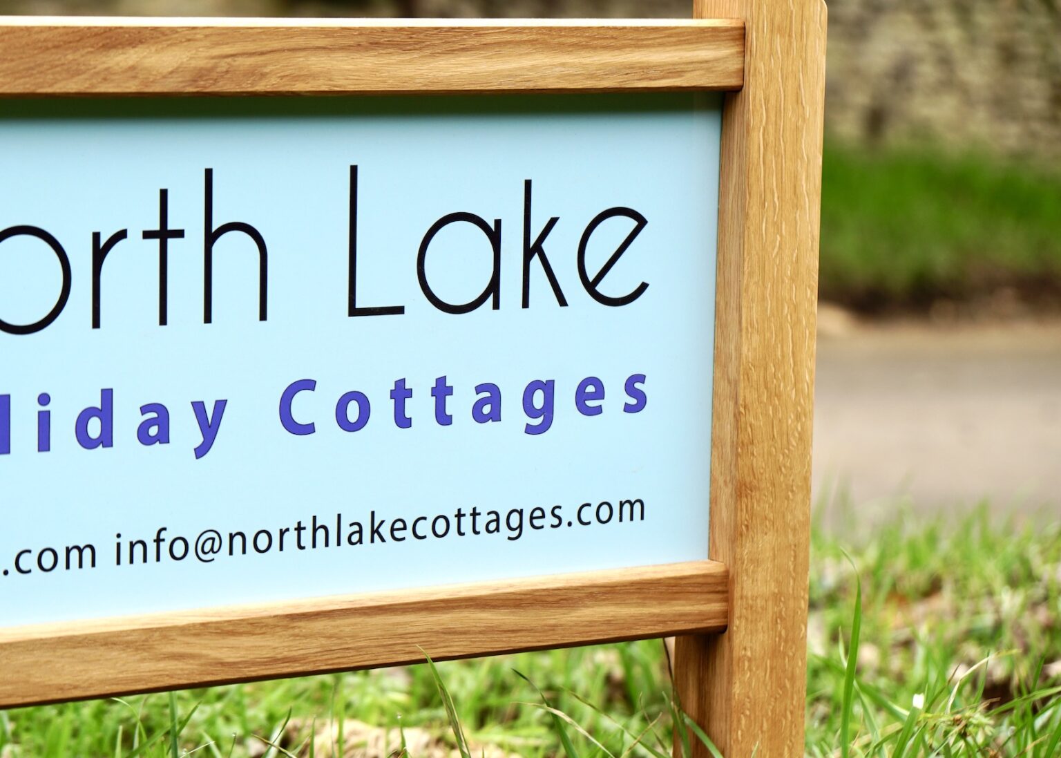 Printed Vinyl Signs on Posts | MakeMeSomethingSpecial