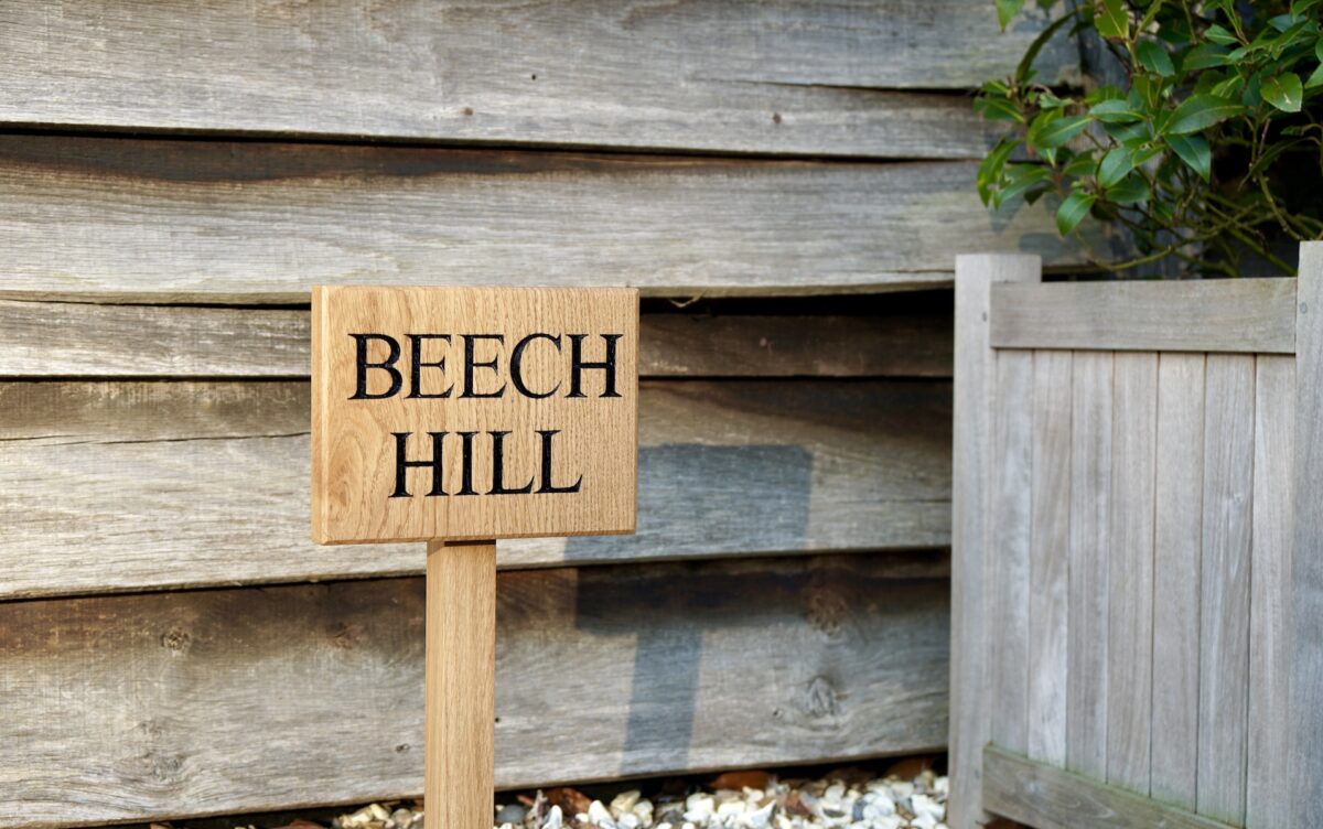 Personalised Mini Oak Signs | MakeMeSomethingSpecial.com