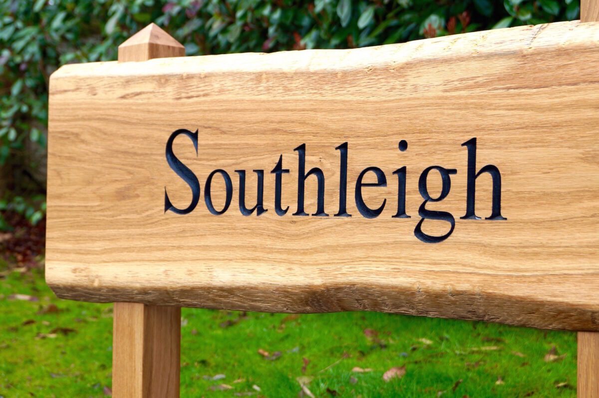 Double Live Edge Wood Signs | MakeMeSomethingSpecial.com