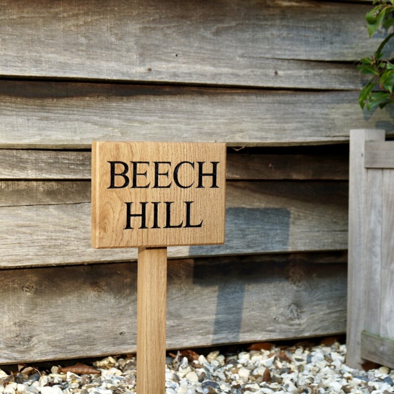 Personalised Mini Oak Signs | MakeMeSomethingSpecial.com