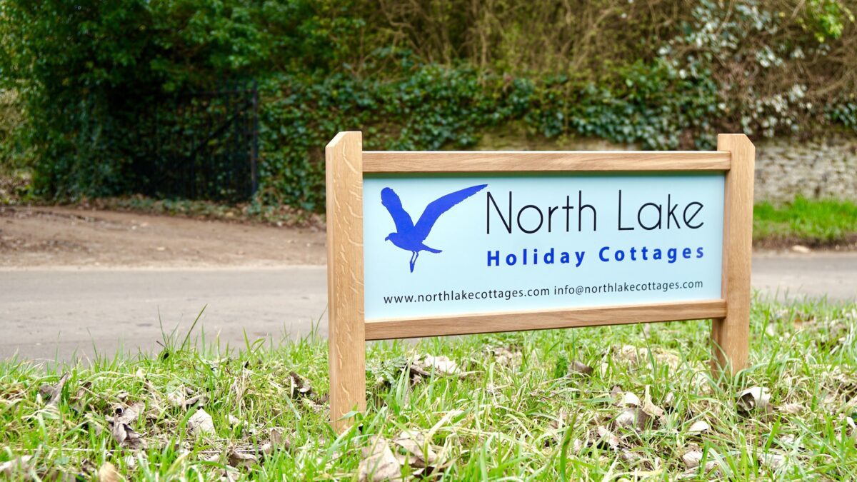 Printed Vinyl Signs on Posts | MakeMeSomethingSpecial