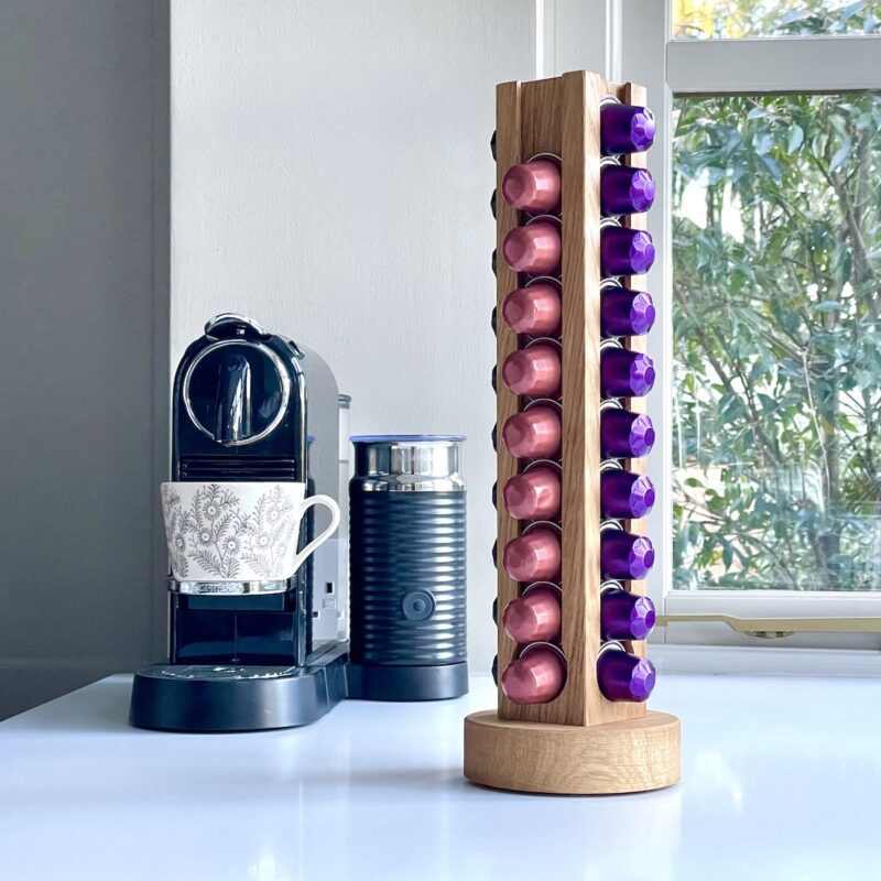 Wooden Coffee Pod Stand | MakeMeSomethingSpecial.com