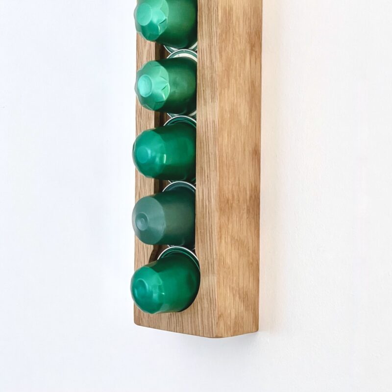 Wooden Coffee Pod Wall Rack | MakeMeSomethingSpecial.com