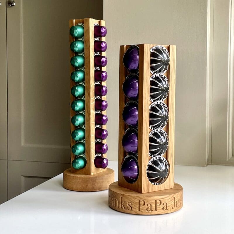 Wooden Coffee Pod Stand | MakeMeSomethingSpecial.com