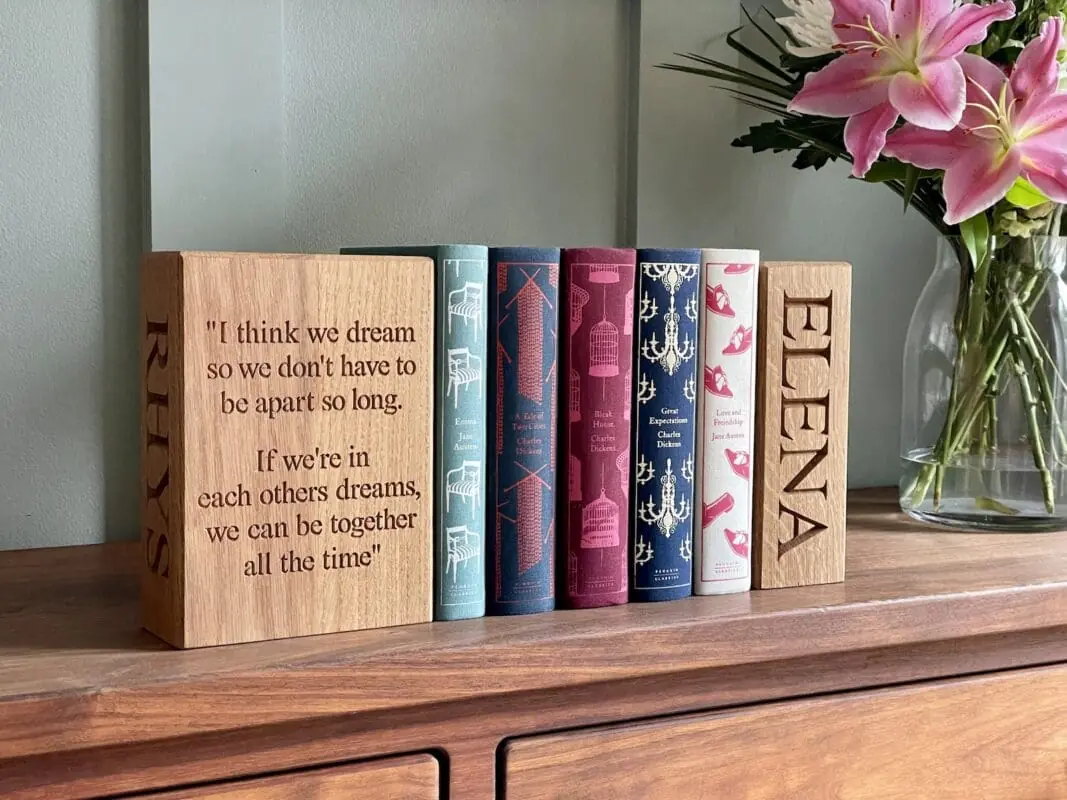 Personalised Bookends | MakeMeSomethingSpecial.com