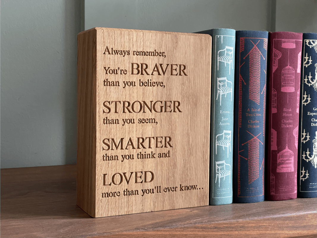 Personalised Bookends | MakeMeSomethingSpecial.com