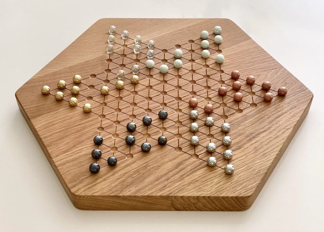 Wooden Chinese Checkers Board | MakeMeSomethingSpecial.com