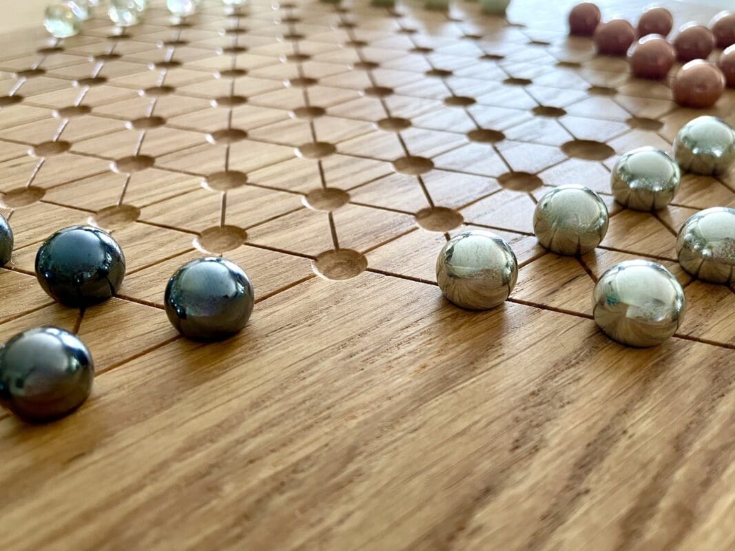Wooden Chinese Checkers Board | MakeMeSomethingSpecial.com