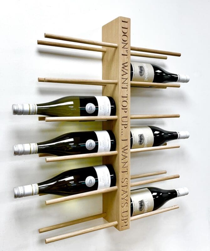 Wall Mounted Wine Racks | MakeMeSomethingSpecial.com