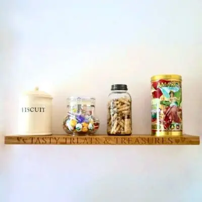 Floating Wooden Shelves | MakeMeSomethingSpecial.com